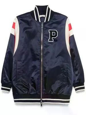 P.a.r.o.s.h Logo-patch Bomber Jacket - Blue
