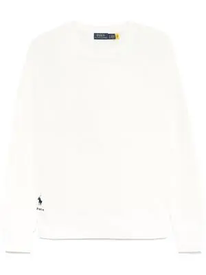 Polo Ralph Lauren Pony Motif Sweater - White