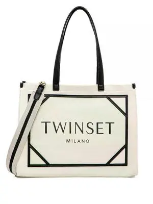 TWINSET Logo Tote Bag