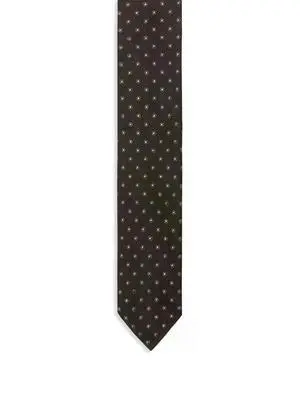 Dsquared2 Printed Silk Tie - Brown