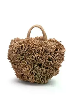 IBELIV Raffia Tote - Brown