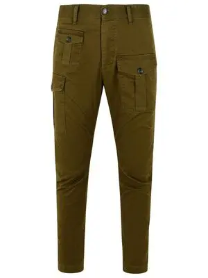 Men's Dsquared2 Green Pants