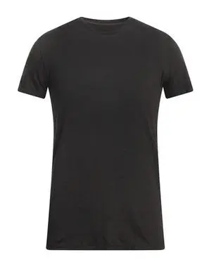 120% Lino Man T-shirt Slate Blue Size Xs Linen Black