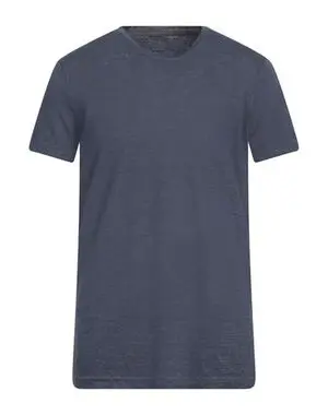 120% Lino T-shirt Size Linen - Blue