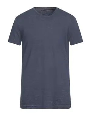 120% Lino T-shirt Size Linen - Blue