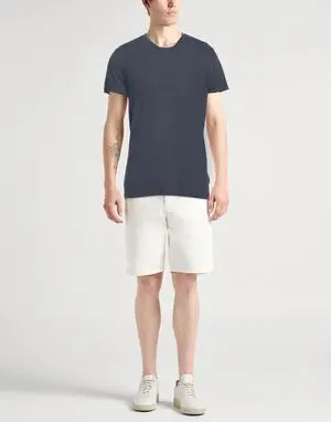 120% Lino T-shirt Size Linen - Blue