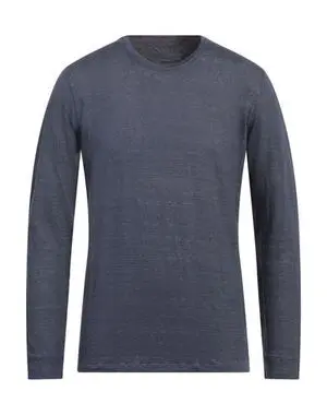 120% Lino T-shirt Size Linen - Slate Blue