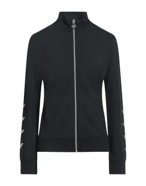 EA7 Organic Cotton Blend Sweatshirt - Black