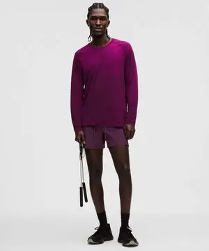 Lululemon License To Train Linerless 5" Short Plum