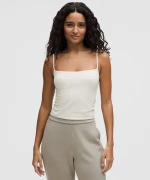 Lululemon Wundermost Ultra-Soft Nulu Cami Bone
