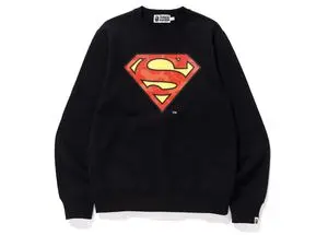 A BATHING APE X Dc Superman Crewneck Sweatshirt