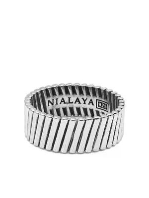 NIALAYA JEWELRY Engraved Band Ring