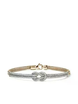 John Hardy John Hardy 14k Yellow Gold Diamond Knot Bracelet Gold
