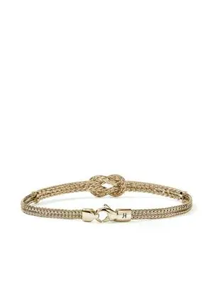 John Hardy 14k Yellow Diamond Knot Bracelet - Gold