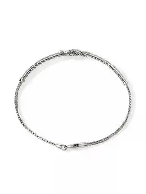 John Hardy Sterling Love Knot Diamond Bracelet