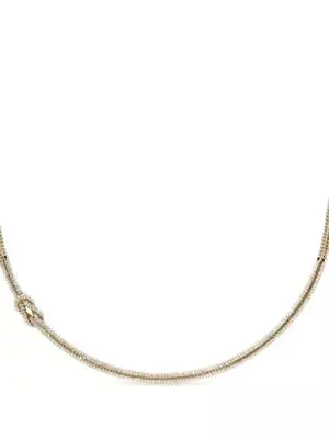 John Hardy 14k Yellow Love Knot Diamond Necklace - Gold
