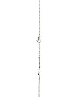 John Hardy Sterling Love Knot Y Diamond Necklace - Silver