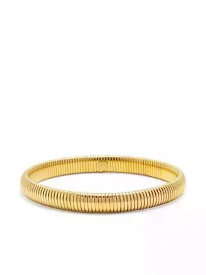 NIALAYA JEWELRY Ribbed Bracelet - Gold