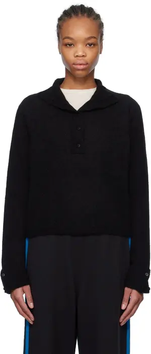 CORDERA Cordera Baby Alpaca Polo - Black