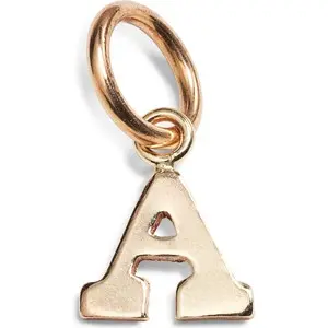 NASHELLE Initial Charm - Gold Fill - A