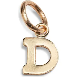 NASHELLE Initial Charm - Gold Fill - D
