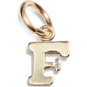 NASHELLE Initial Charm - Gold Fill - F