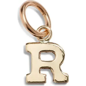 NASHELLE Nashelle Initial Charm Gold Fill - R