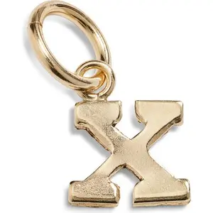 NASHELLE Initial Charm - Gold Fill - X