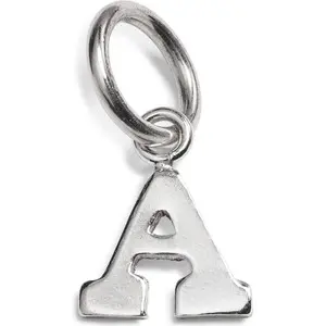 NASHELLE Nashelle Initial Charm Sterling Silver - A