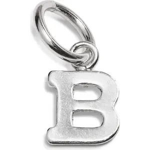 NASHELLE Nashelle Initial Charm Sterling Silver - B