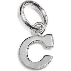 NASHELLE Initial Charm - Sterling Silver - C