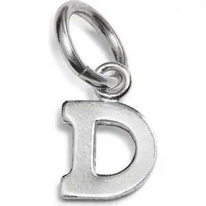 NASHELLE Nashelle Initial Charm Sterling Silver - D