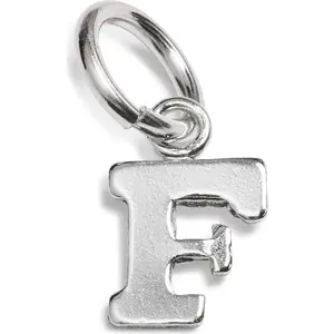NASHELLE Nashelle Initial Charm Sterling Silver - F