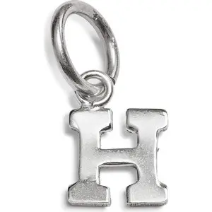 NASHELLE Nashelle Initial Charm Sterling Silver - H
