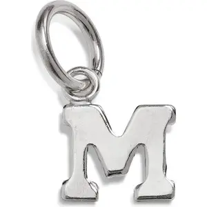 NASHELLE Nashelle Initial Charm Sterling Silver - M