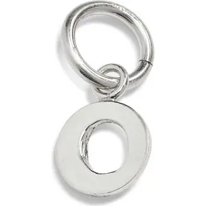 NASHELLE Nashelle Initial Charm Sterling Silver - O