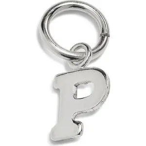 NASHELLE Nashelle Initial Charm Sterling Silver - P