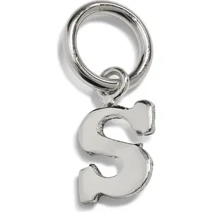 NASHELLE Nashelle Initial Charm Sterling Silver - S