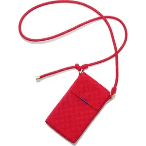 Rothy's The Phone Crossbody Red Crisp Basketweave