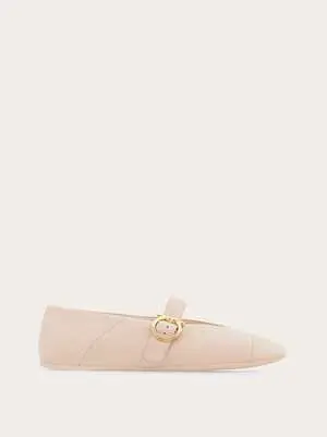 FERRAGAMO Gancini Ballet Flat - Pink