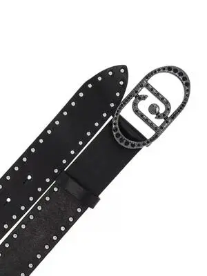 Liu Jo Stud-embellished Leather Belt