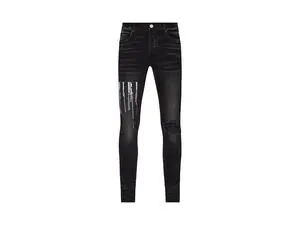 Amiri Paint Drip Logo Jeans