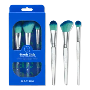 SPECTRUM Brush Club 3-piece Face Brush Set - One-color
