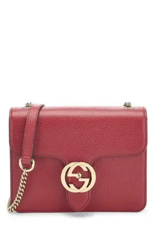 Gucci Leather Interlocking Crossbody
