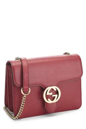 Gucci Leather Interlocking Crossbody