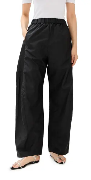 Tibi Crispy Nylon Winslow Pant - Black