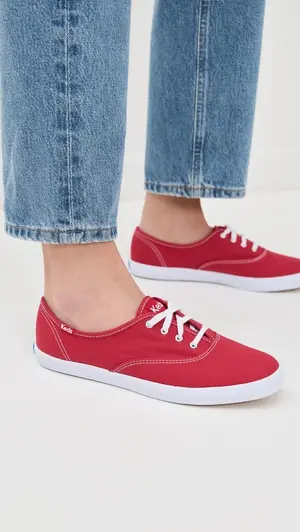 KEDS Champion Canvas Sneakers - Red