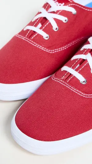 KEDS Champion Canvas Sneakers - Red