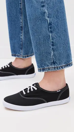 KEDS Champion Canvas Sneakers - Black