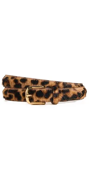 AUREUM Leopard Print Belt Leopard